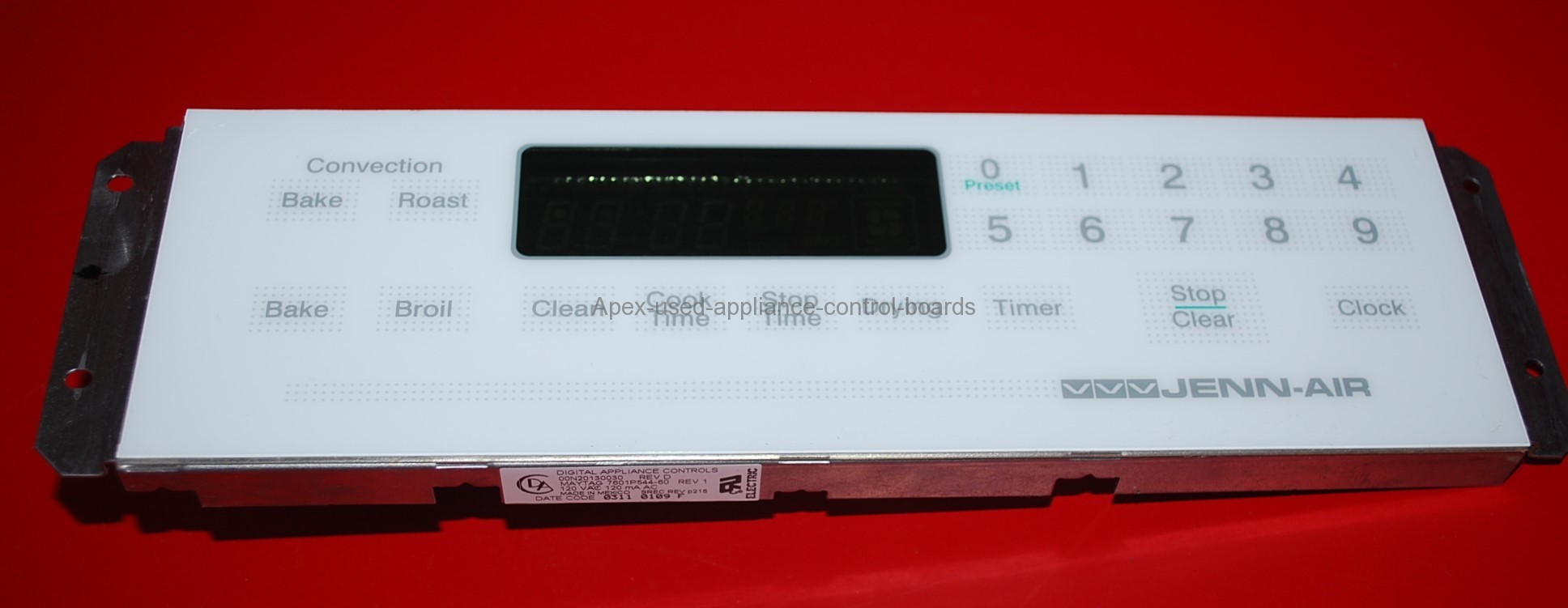 Part # 74003593 | 7601P544-60 Jenn-air Oven Control Board (overlay ...