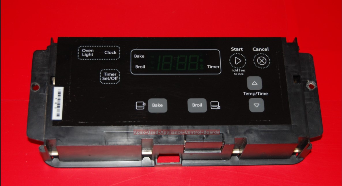 Part # W10556710 Whirlpool Gas Oven Control Board (overlay good - Black)