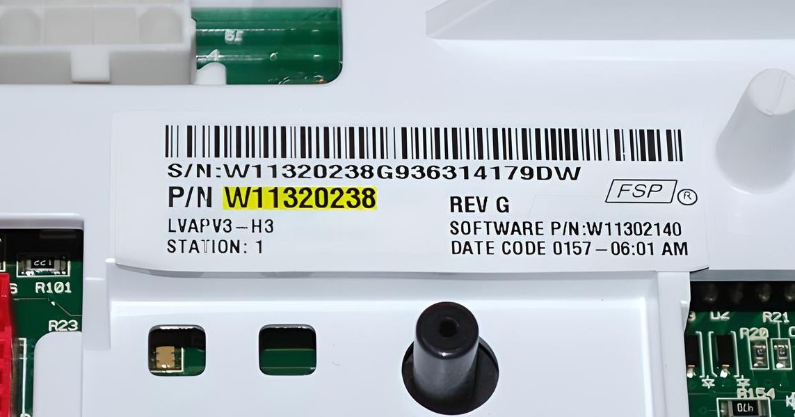 Part # W11654022 | W11320238 | Whirlpool Washer Control Board