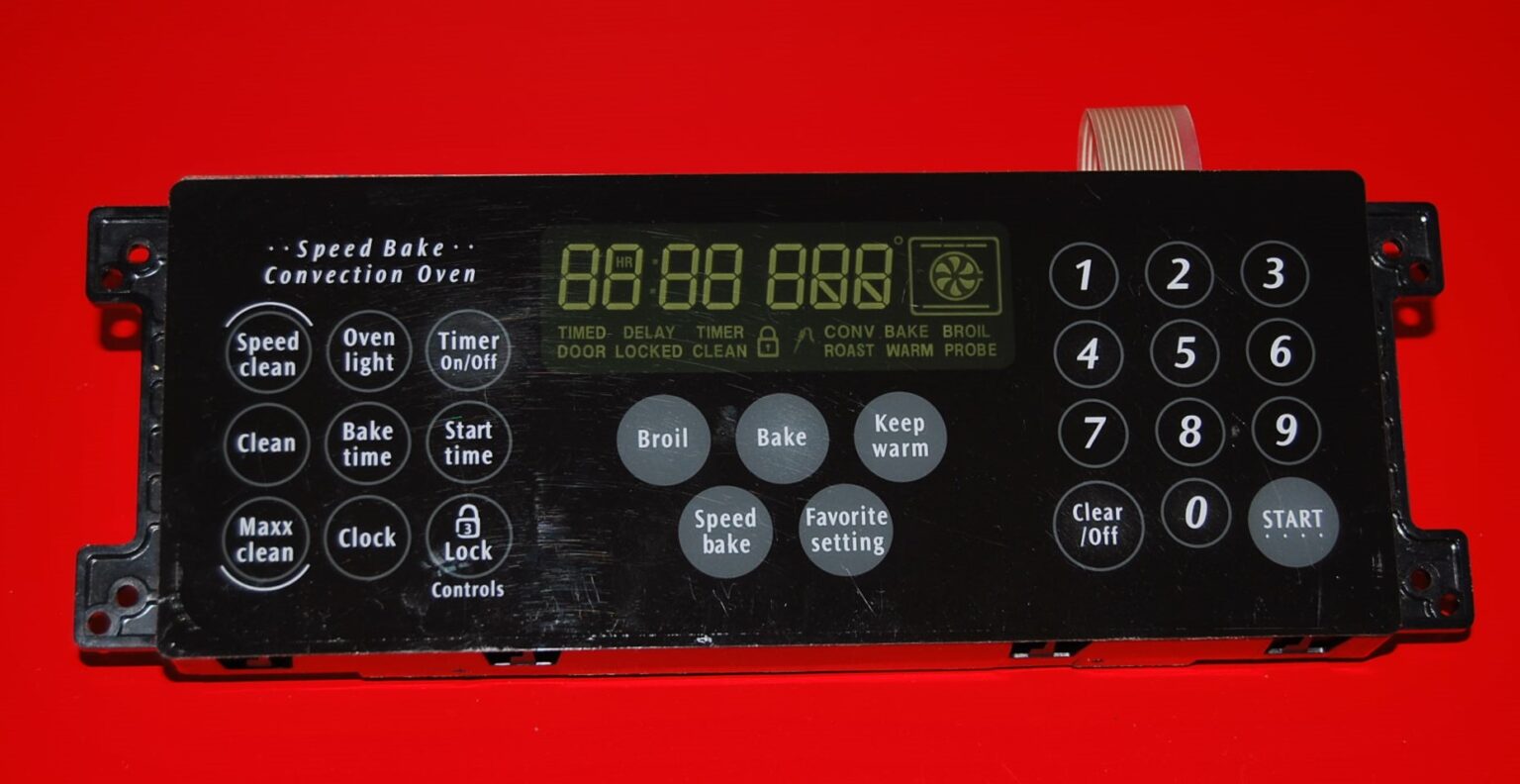 Part # 316462868 Frigidaire Oven Control Board (used, overlay fair - Black)