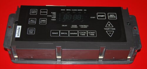 Part # W10833989 Amana Oven Control Board (used, overlay fair - Black)