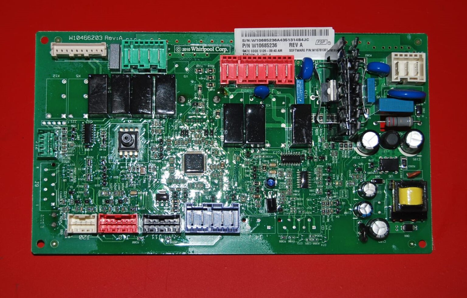 Part # W10685236 - $45 Whirlpool Washer Electronic Control Board (used ...