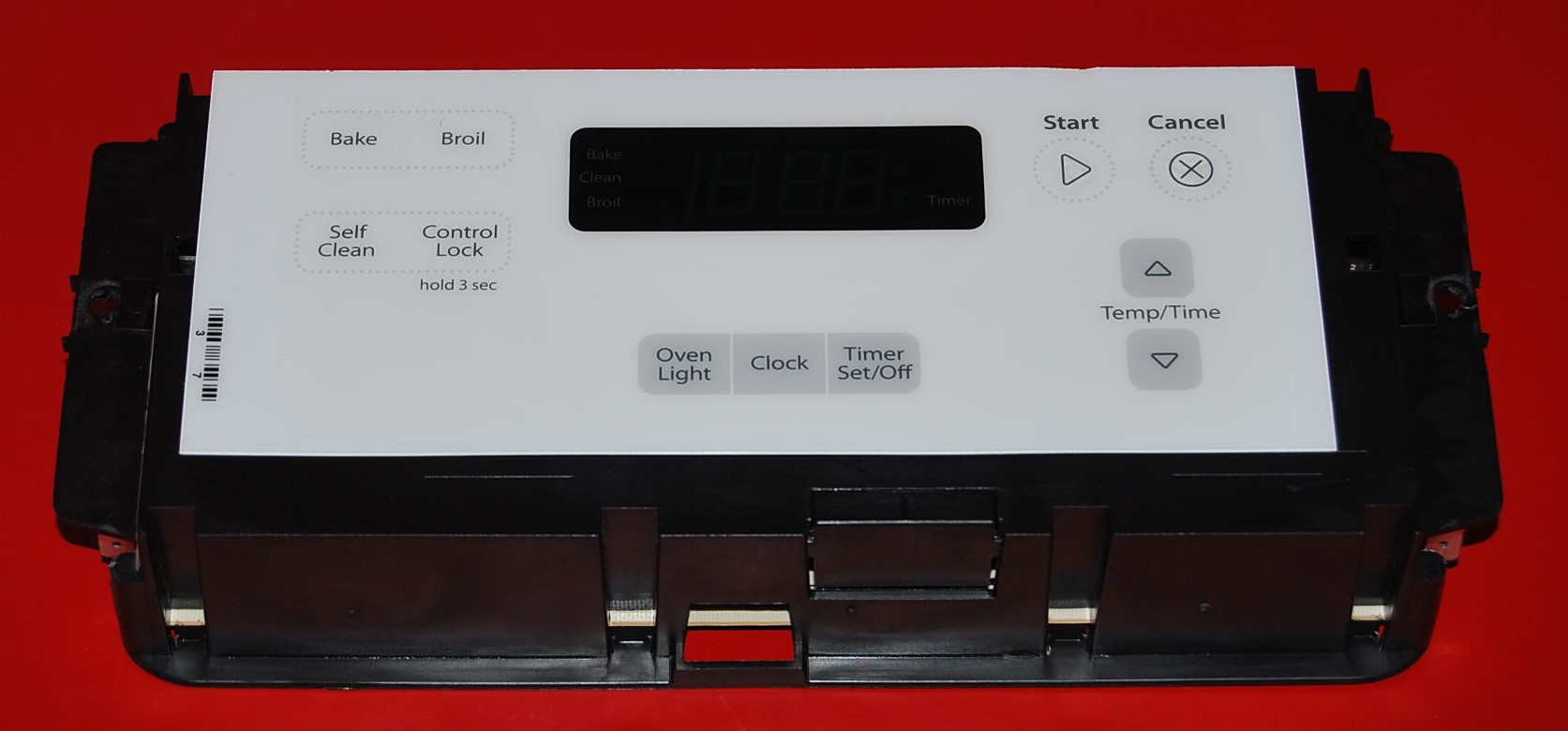 Part # W10348623 Whirlpool Oven Control Board (overlay fair - White)