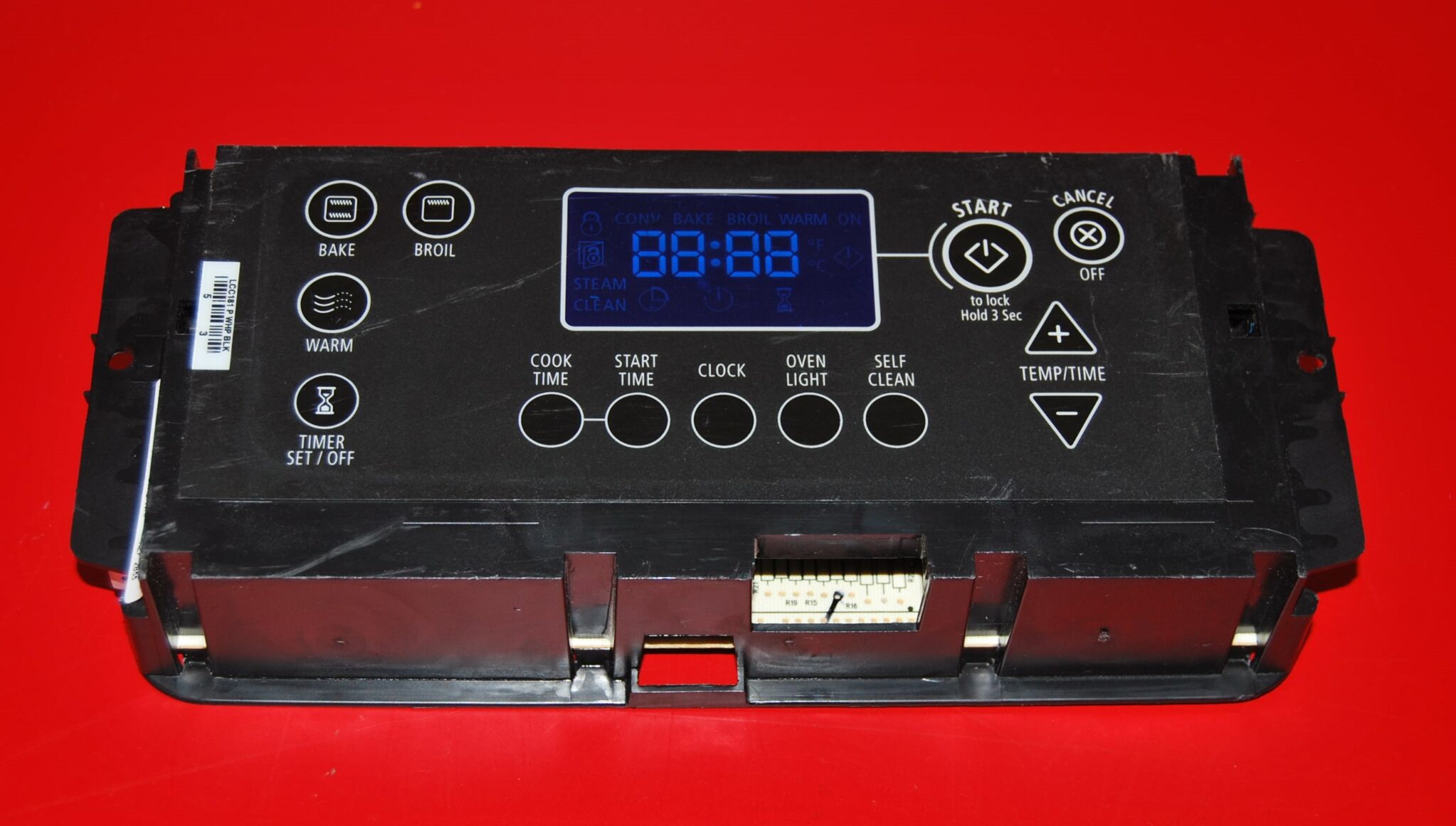 Part # W10173527 Whirlpool Gas Oven Control Board (overlay fair - Black)