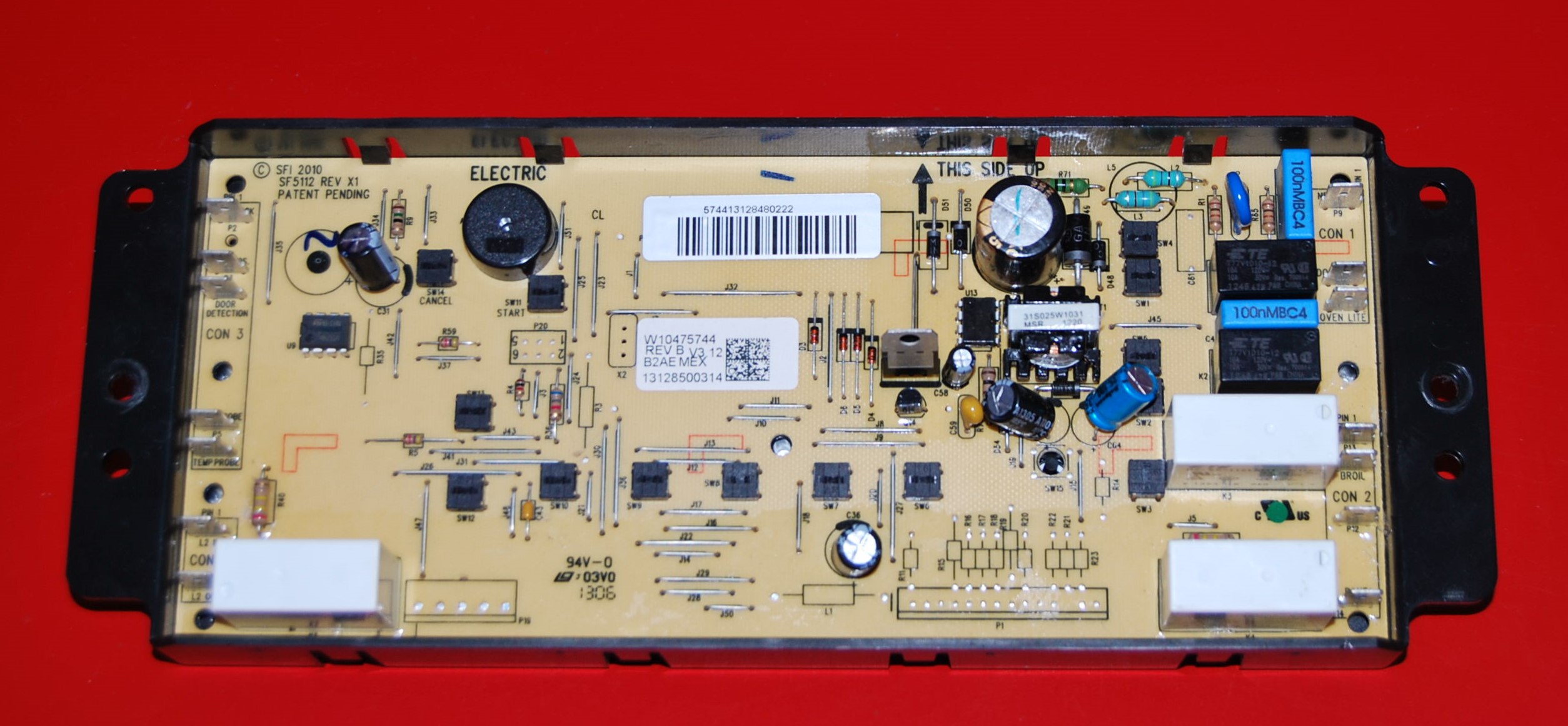 Part # W10475744 - $189 Whirlpool Oven Control Board (used, overlay ...