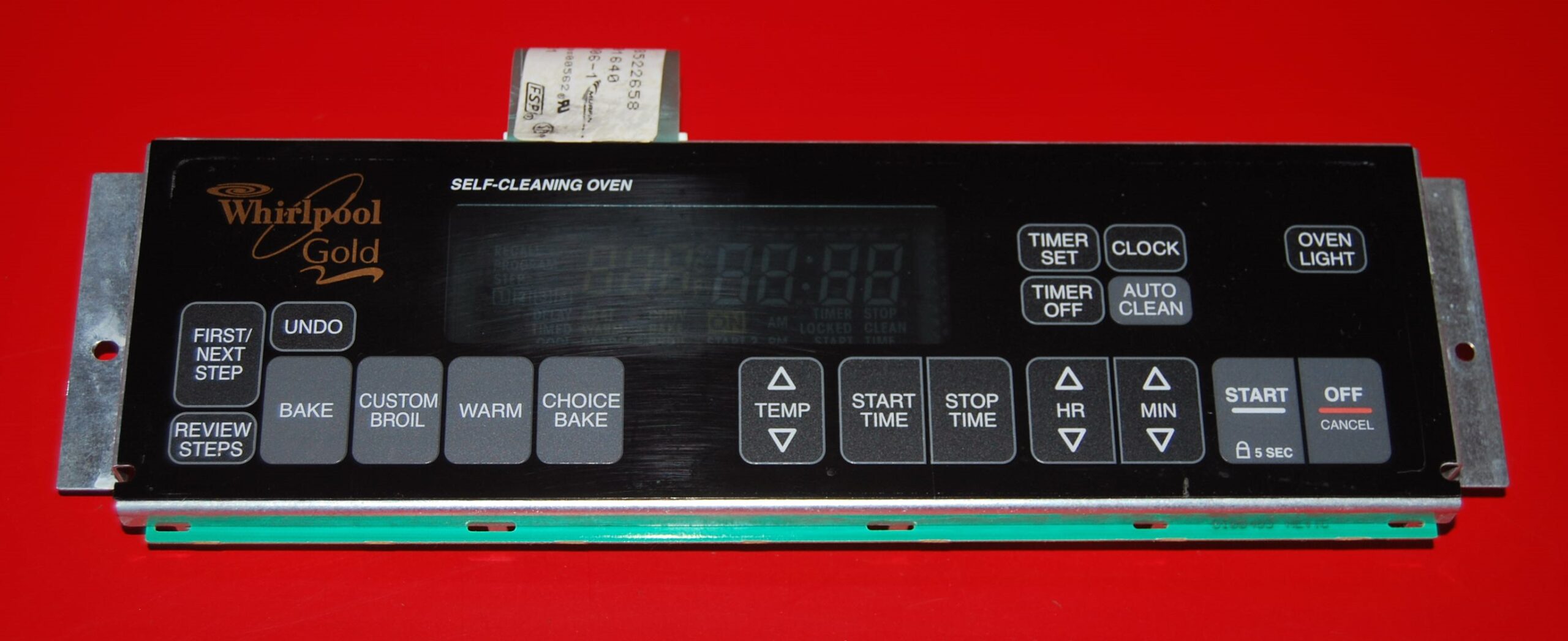 Part # 8523349 - $99 Whirlpool Gas Oven Control Board (used, overlay ...