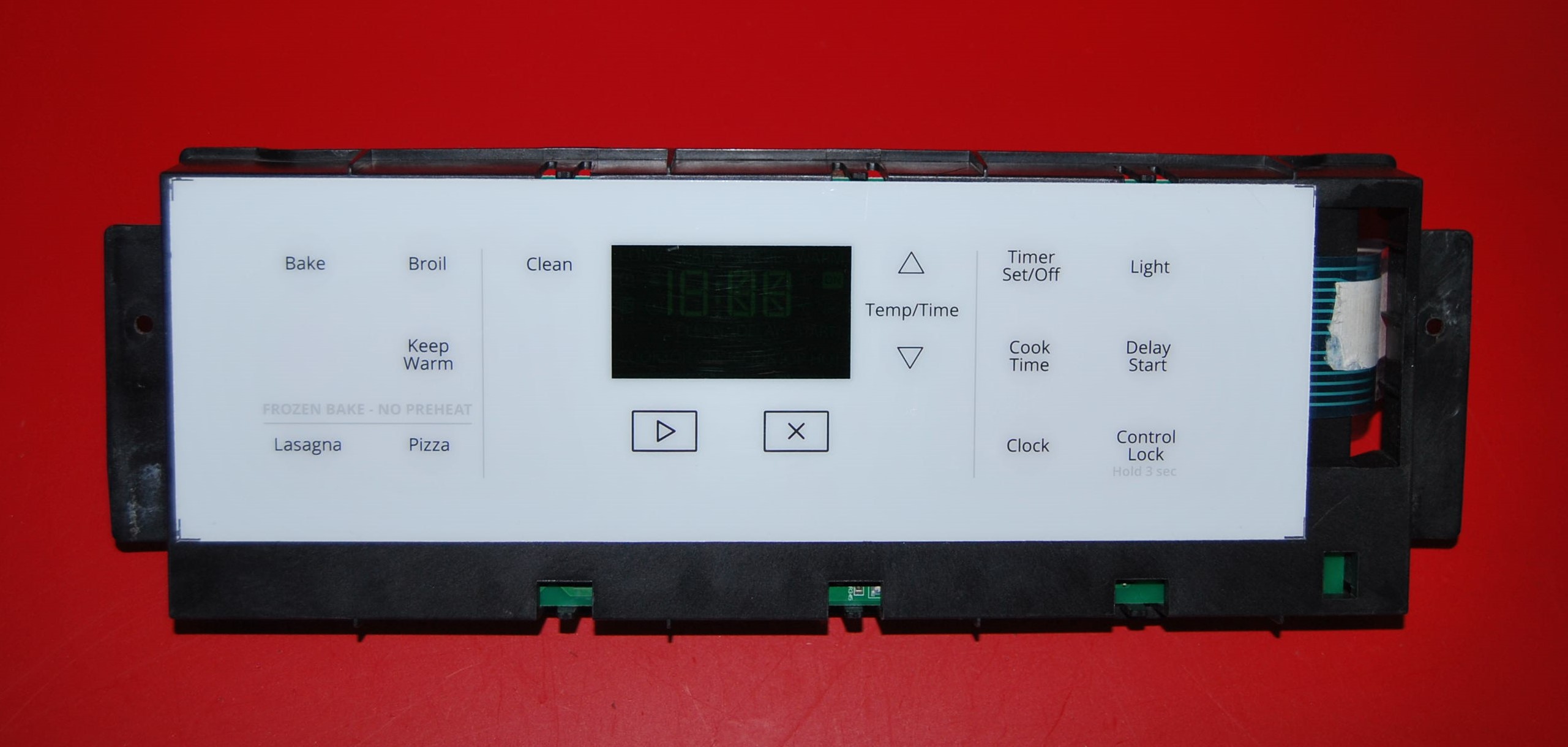 Part # W11038137 Whirlpool Oven Control Board (overlay fair - White)