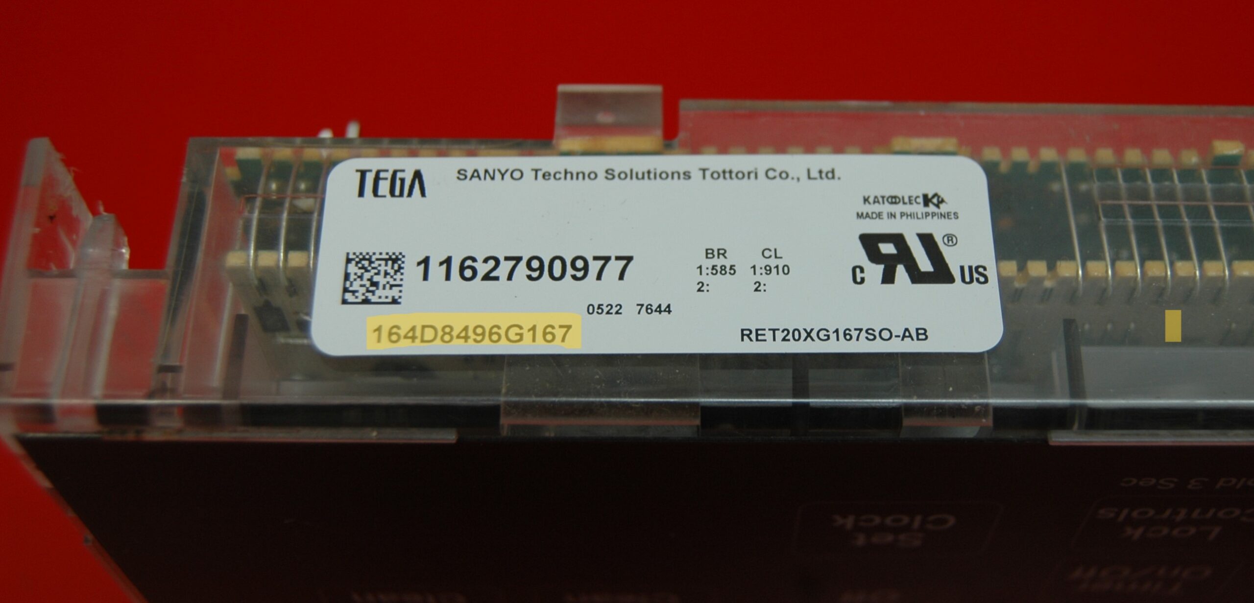 Part # WB27X25361 | 164D8496G167 | GE Oven Control Board (overlay good ...