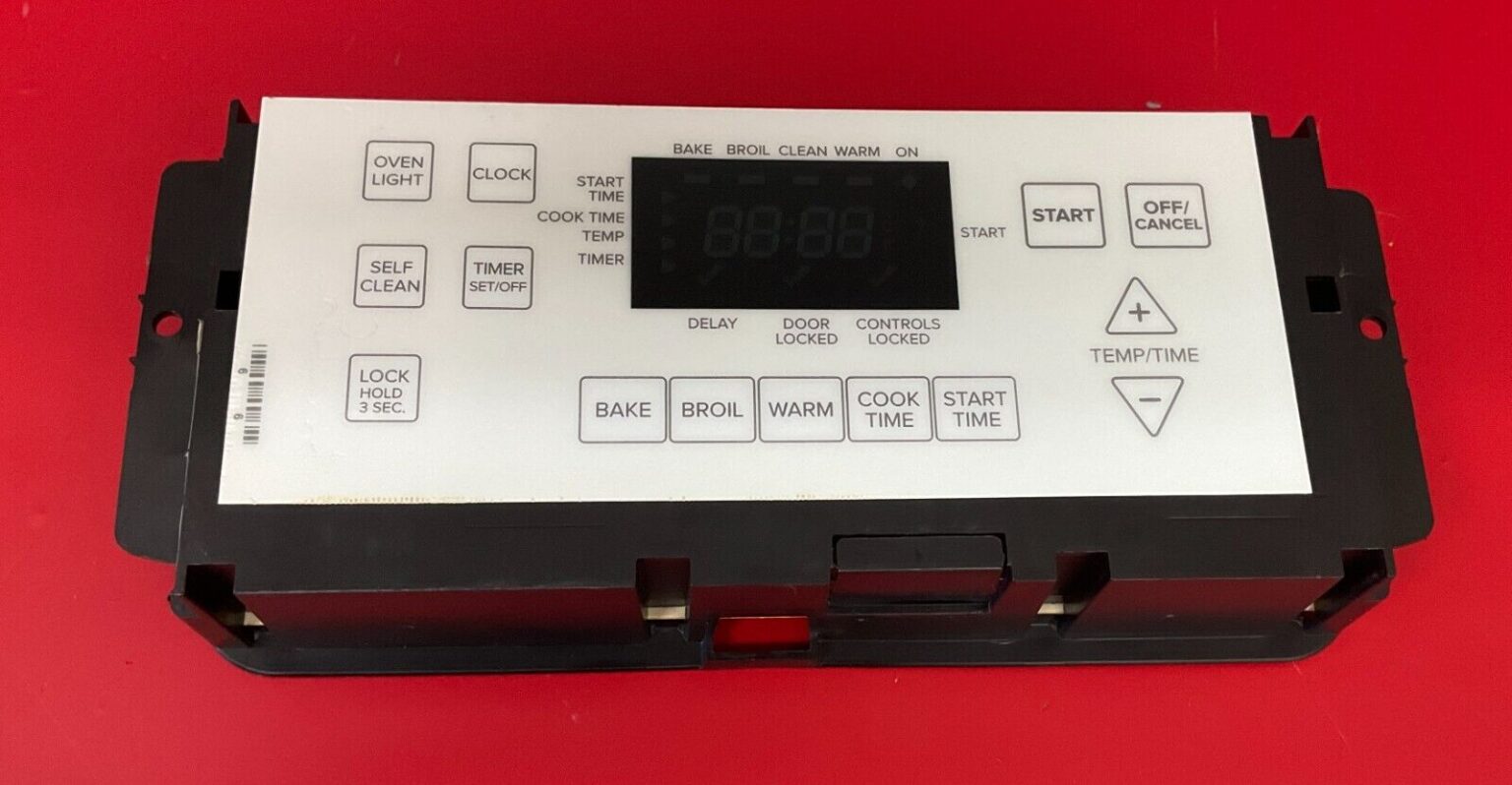 Part # W10572540 Maytag Oven Control Board (overlay fair - White)