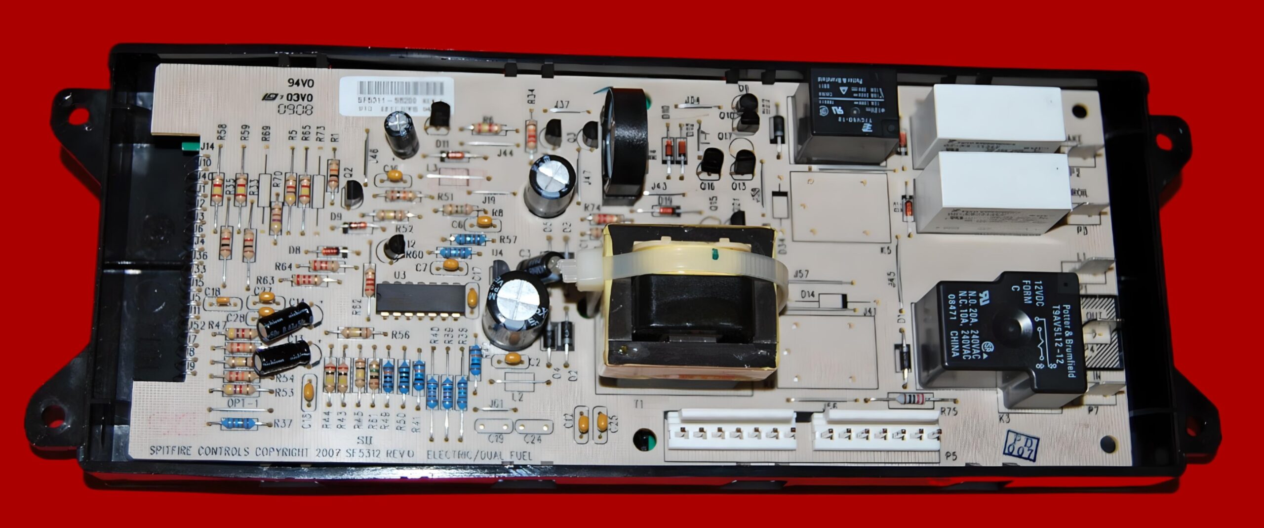 Part # 5304509493 | 316418200 | Frigidaire Oven Control Board (overlay ...