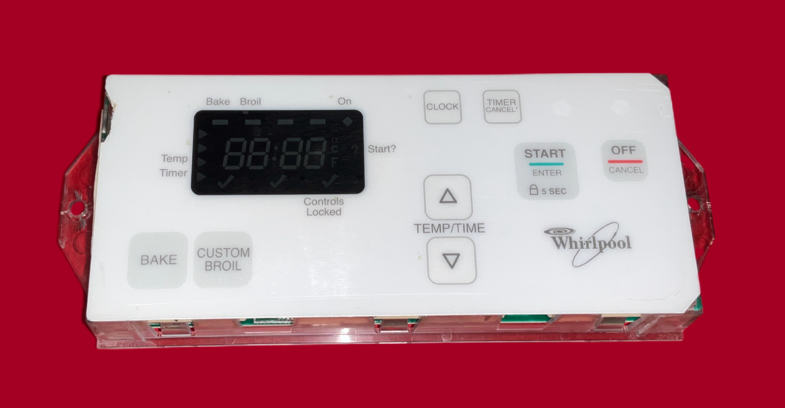 Part # 6610445 | 9761109 Whirlpool Gas Oven Control Board (overlay fair ...
