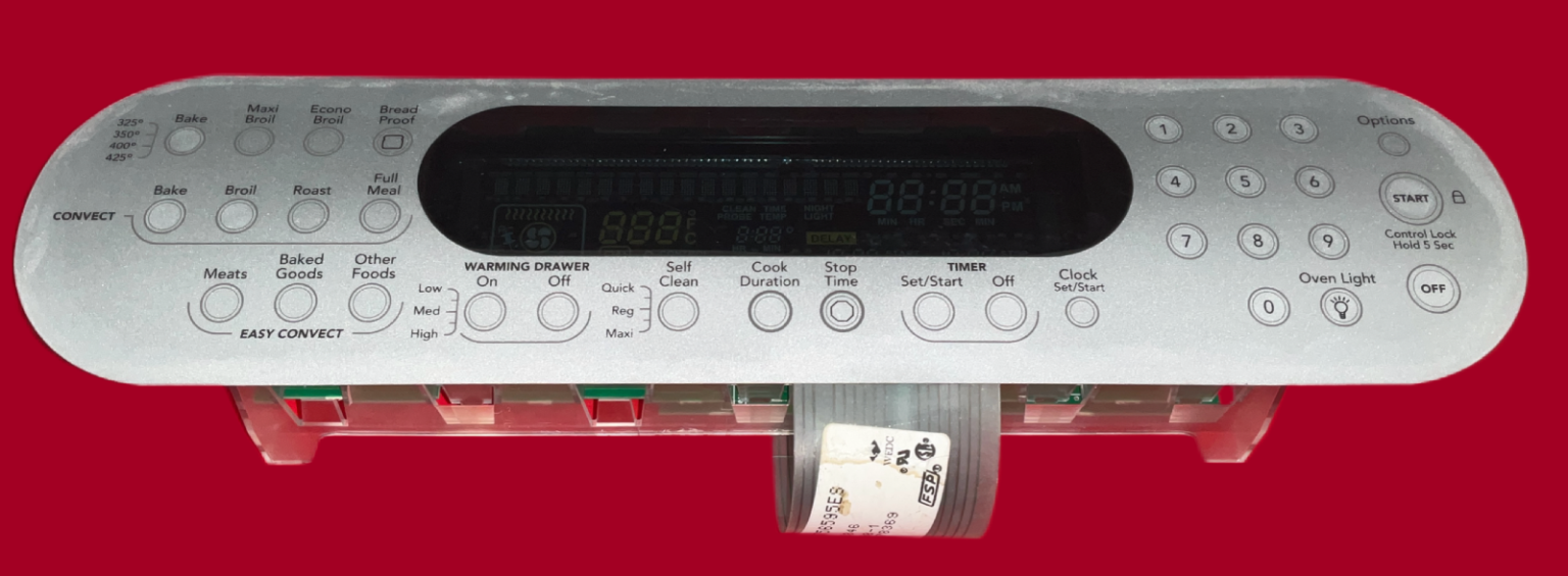 Part # 9756595ES | 9759565 KitchenAid Switch Membrane And Board ...