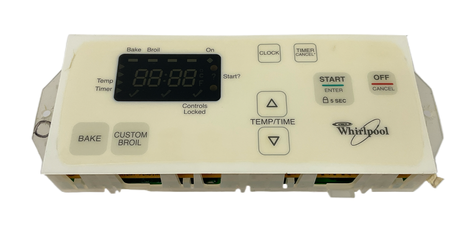 Part # 6610442 | 9759925 Whirlpool Gas Oven Control Board (overlay fair ...