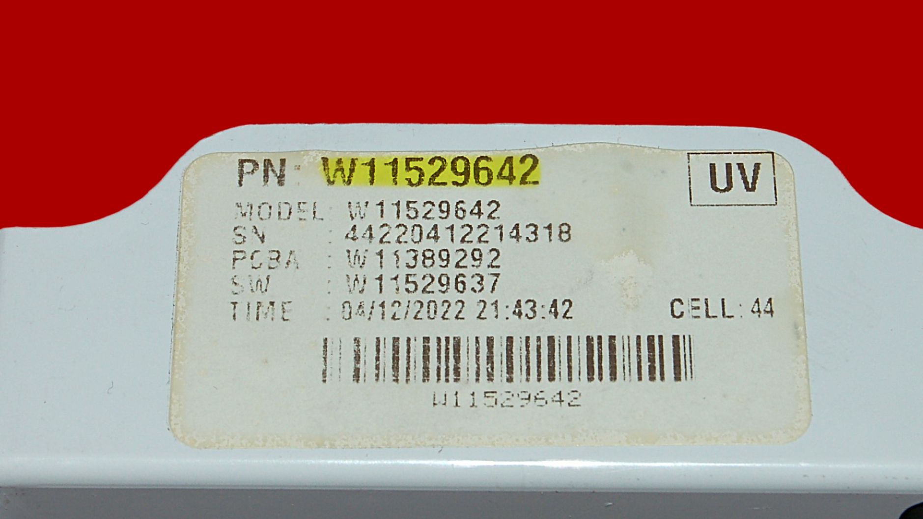 Whirlpool Dryer Control Board W11529642 | OEM Used Tested ...